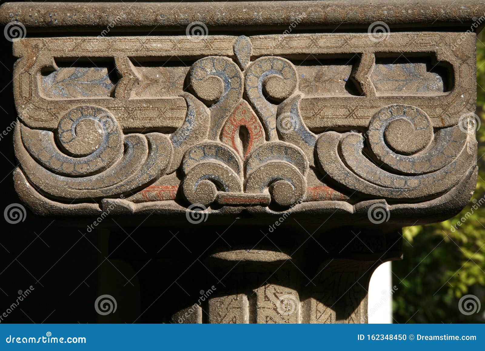 Arabic Columns of Al Andalus, Malaga, Andalusia, Spain Stock Photo ...