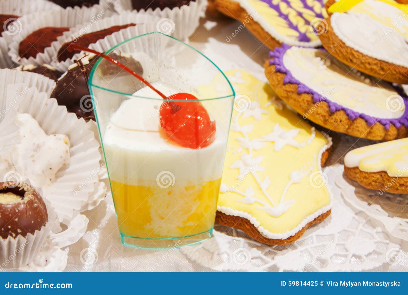 Different sweets stock image. Image of assorts, luxury - 59814425