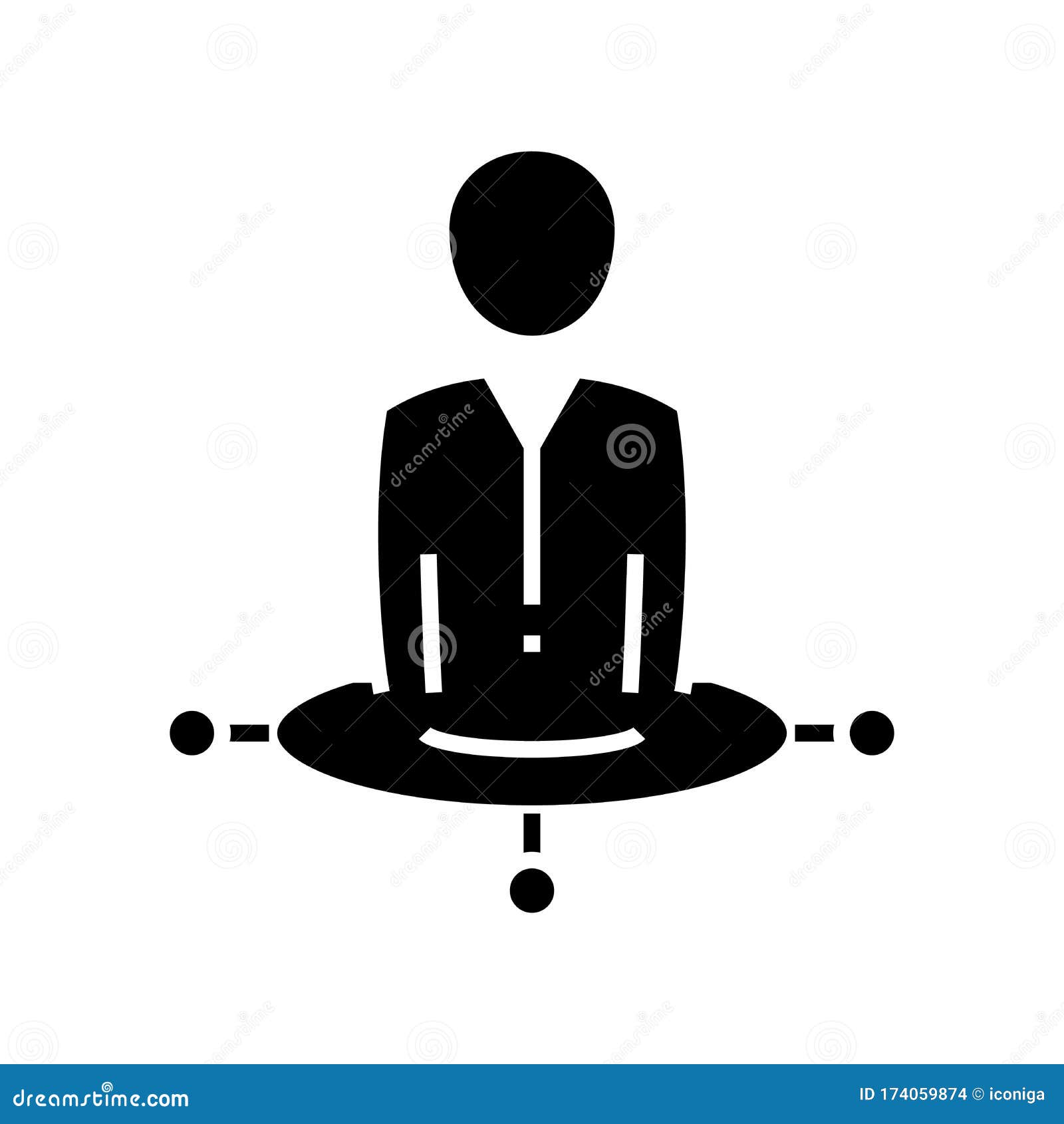 Different Tasks Black Icon, Concept Illustration, Vector Flat Symbol ...