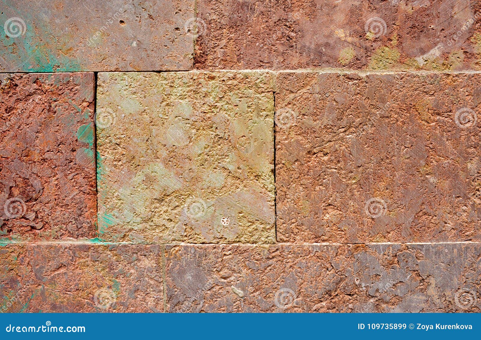 The Different Textures of Processed Stone. Stock Image - Image of ...