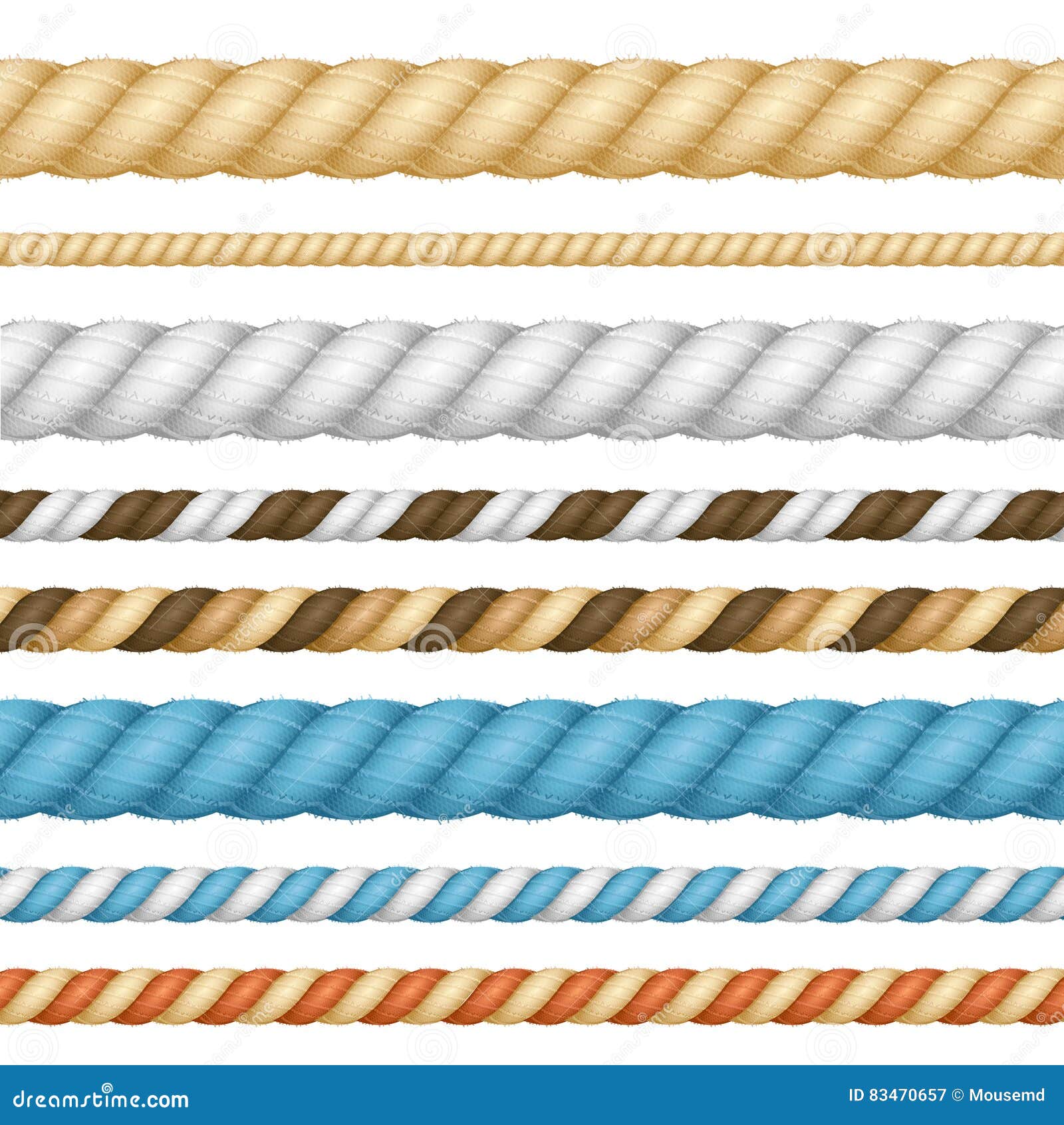 Rope Texture Vector Rope Seamless Pattern. Rope Texture Vector