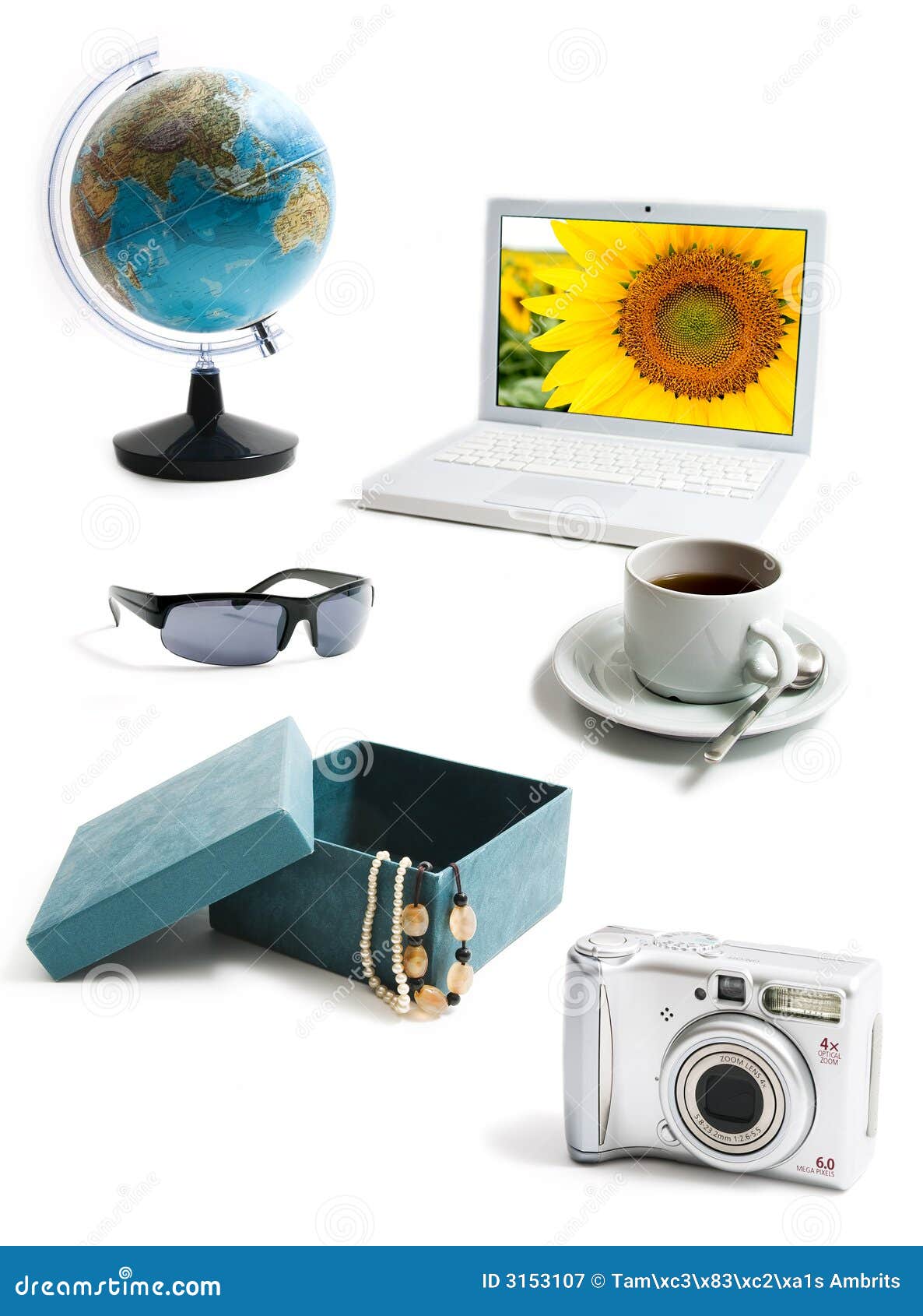 Different things stock image. Image of coffee, office - 3153107