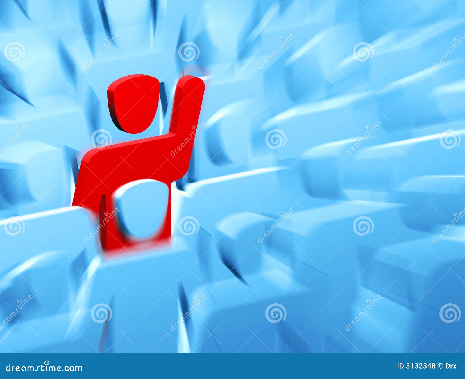 Different Thinking Individual Stock Illustration - Illustration of ...