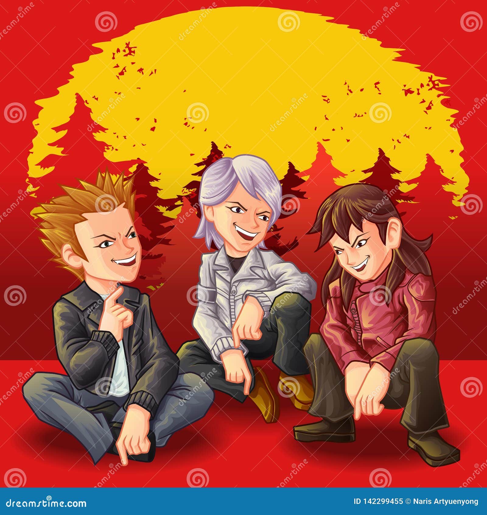 A Thug With A Dark Beard And A Snide Smile With A Rifle And A Dagger ...