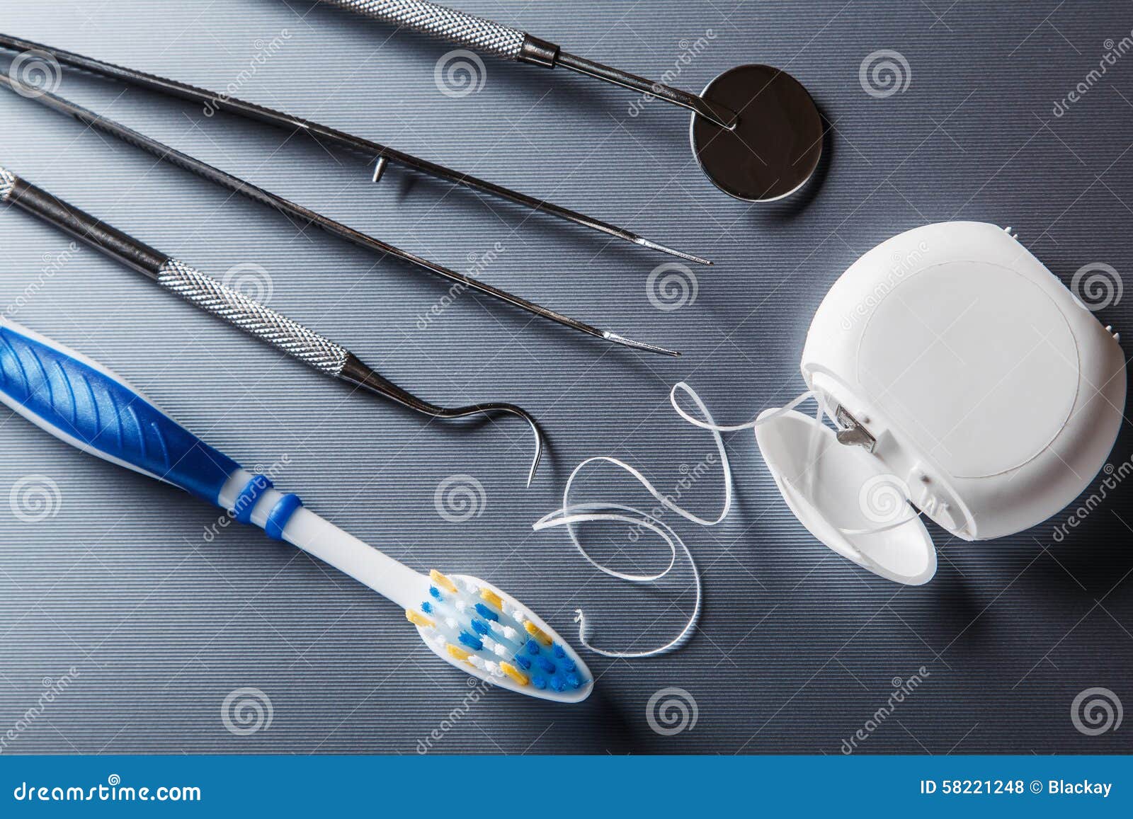 Different Tools for Dental Care Stock Photo - Image of breath, sharp ...