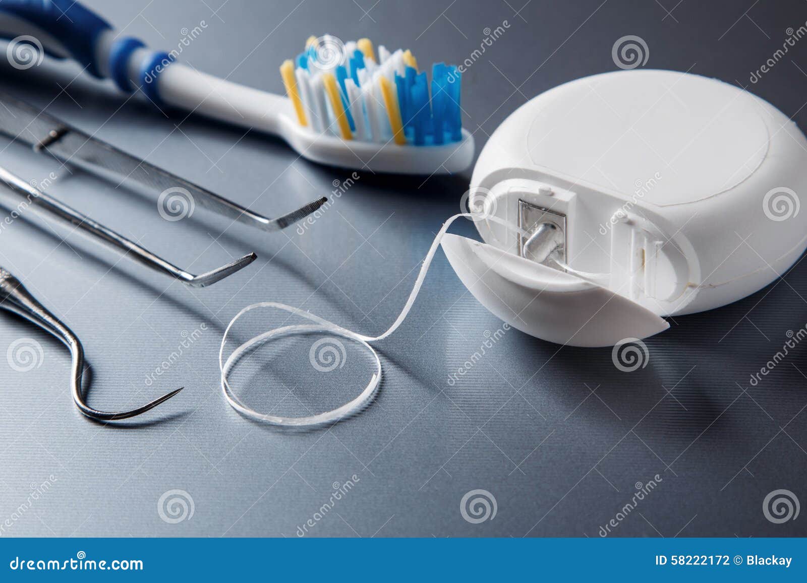 Different Tools for Dental Care Stock Photo - Image of cleaner ...