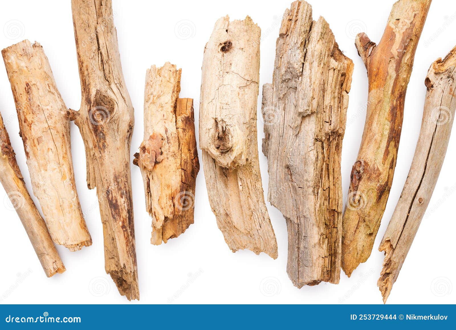 Tree Sticks Isolated on White Background Stock Photo - Image of rural ...