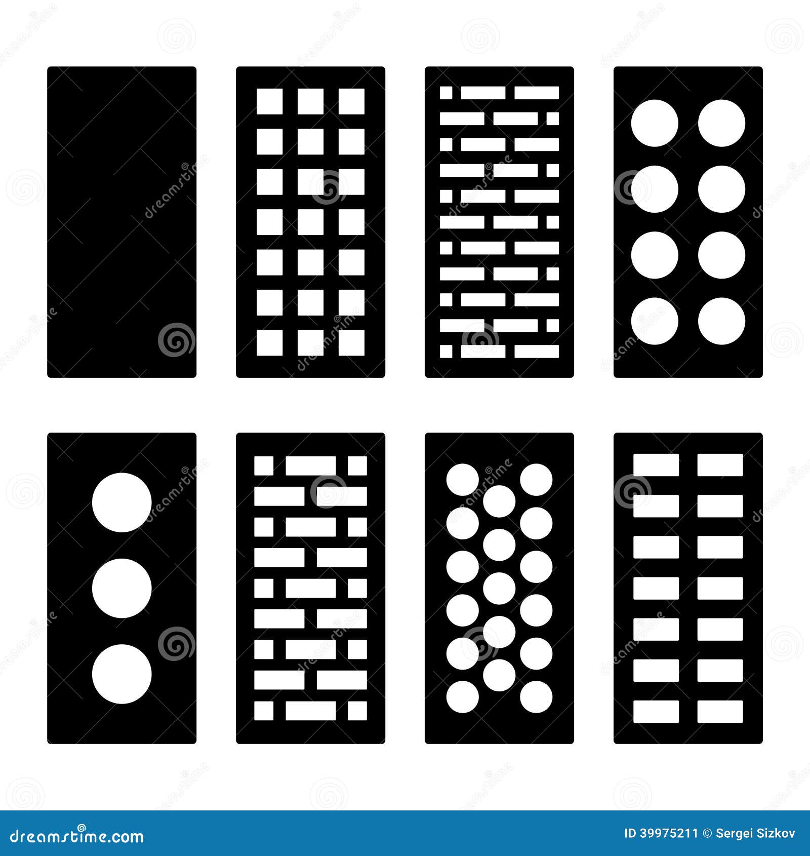 Set Of Bricks Icons. Bricks Logo. Isolated On White Background. Vector ...