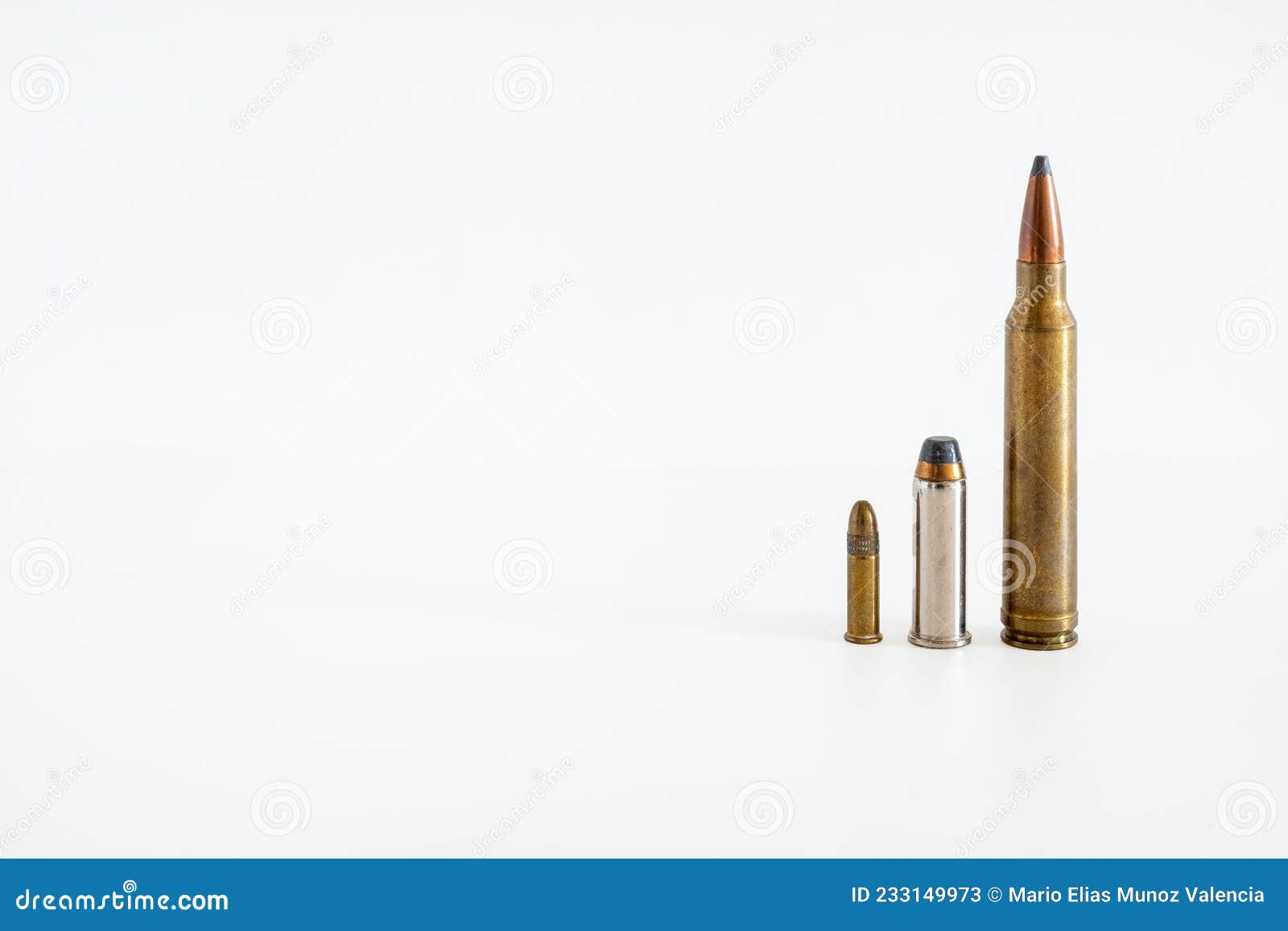 Different Type of Bullets Isolated Over a White Background Stock Image ...
