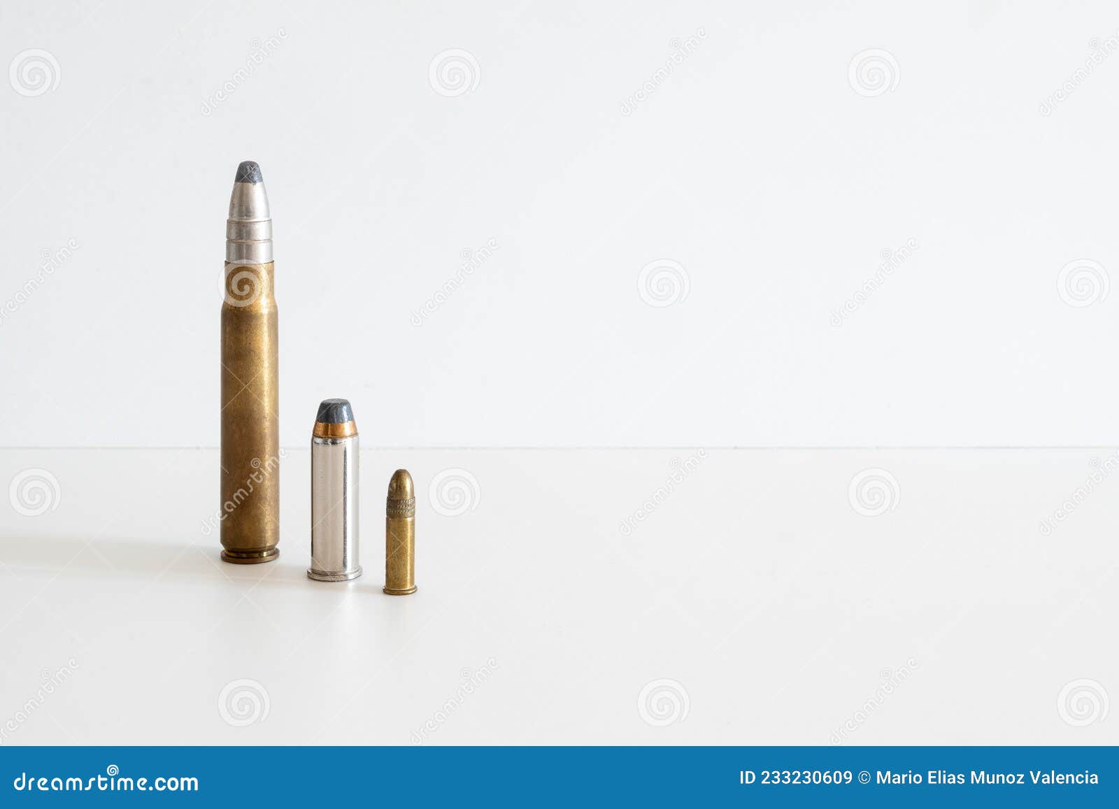 Different Type of Bullets Isolated Over a White Background Stock Image ...