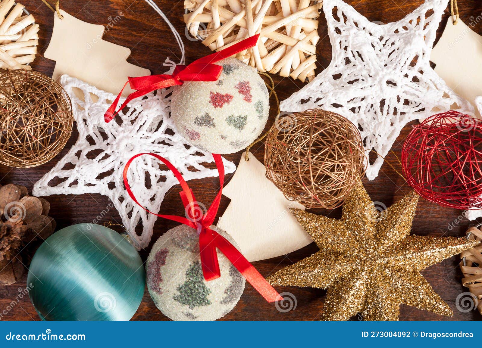 Different Type of Christmas Decorations Stock Photo - Image of design ...