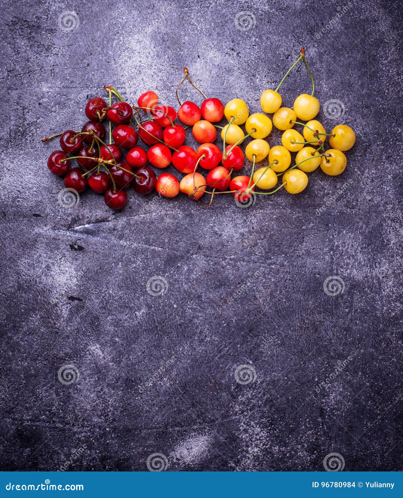 Different Type of Colorful Cherries Stock Photo - Image of cherry ...