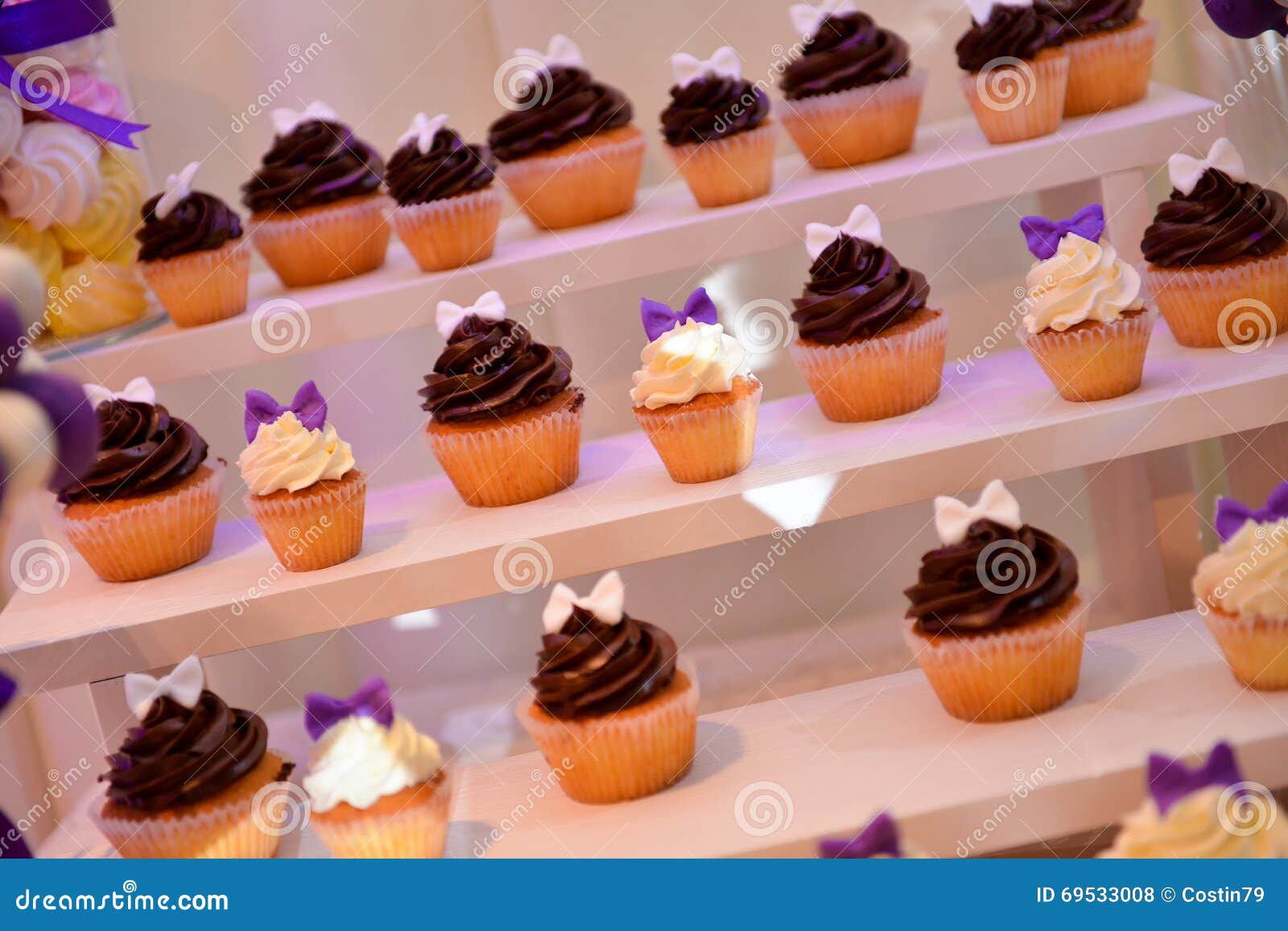 Different type of cupcakes stock photo. Image of chocolate - 69533008