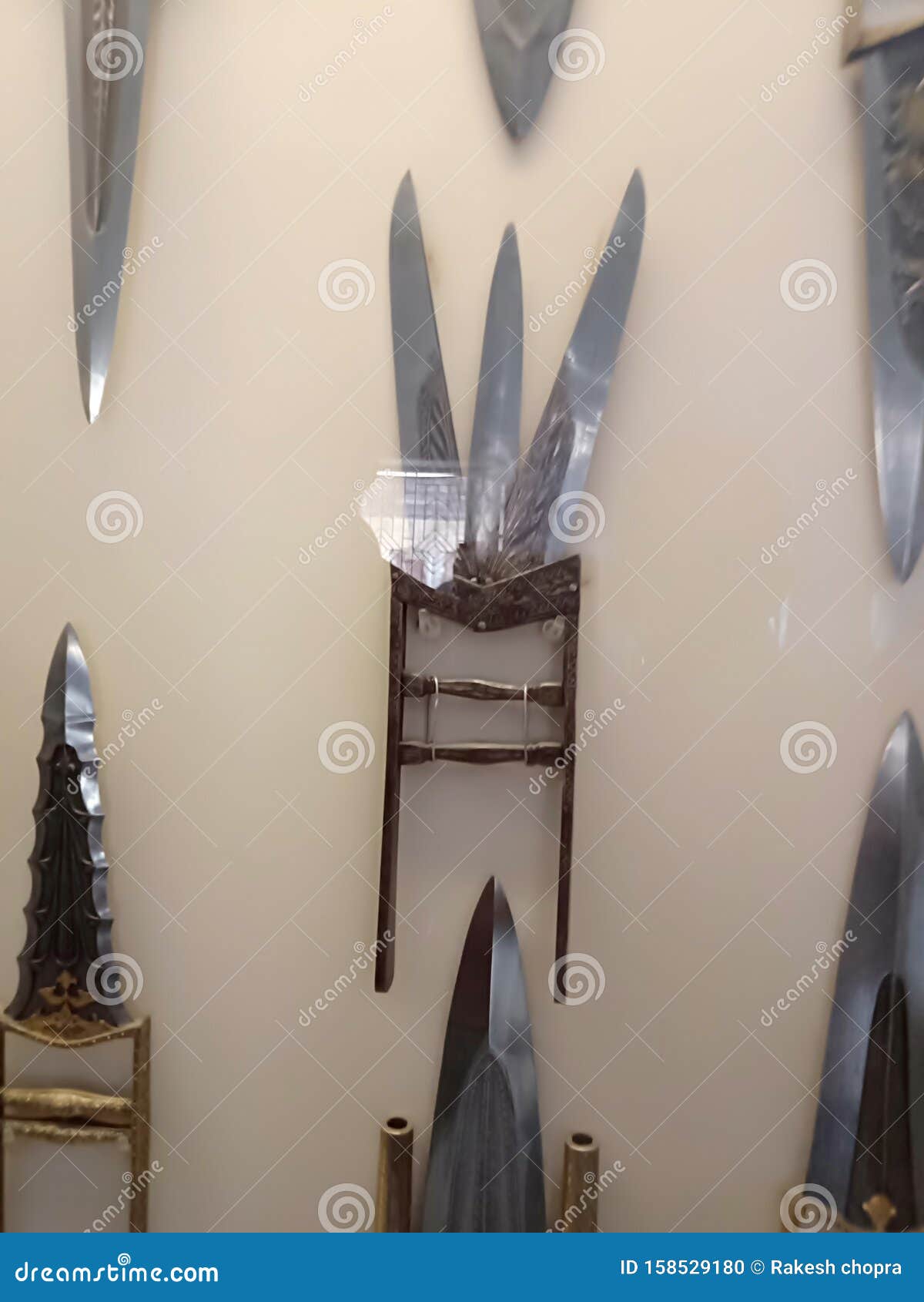 Different Type of Dagger Used for War and Self Defense Stock Photo ...
