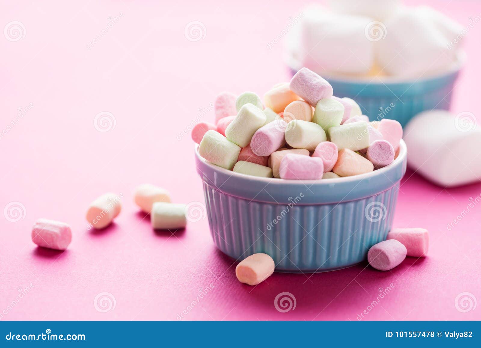 Different Type of Marshmallows Stock Photo - Image of dessert, candy ...