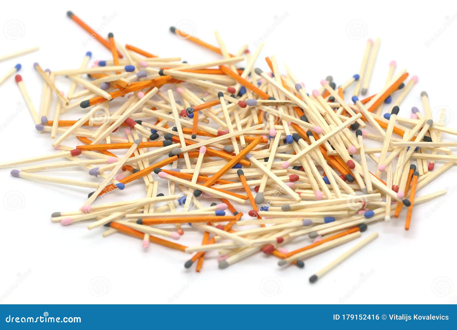 Different Type of Matches Isolated on White Background Stock Photo ...