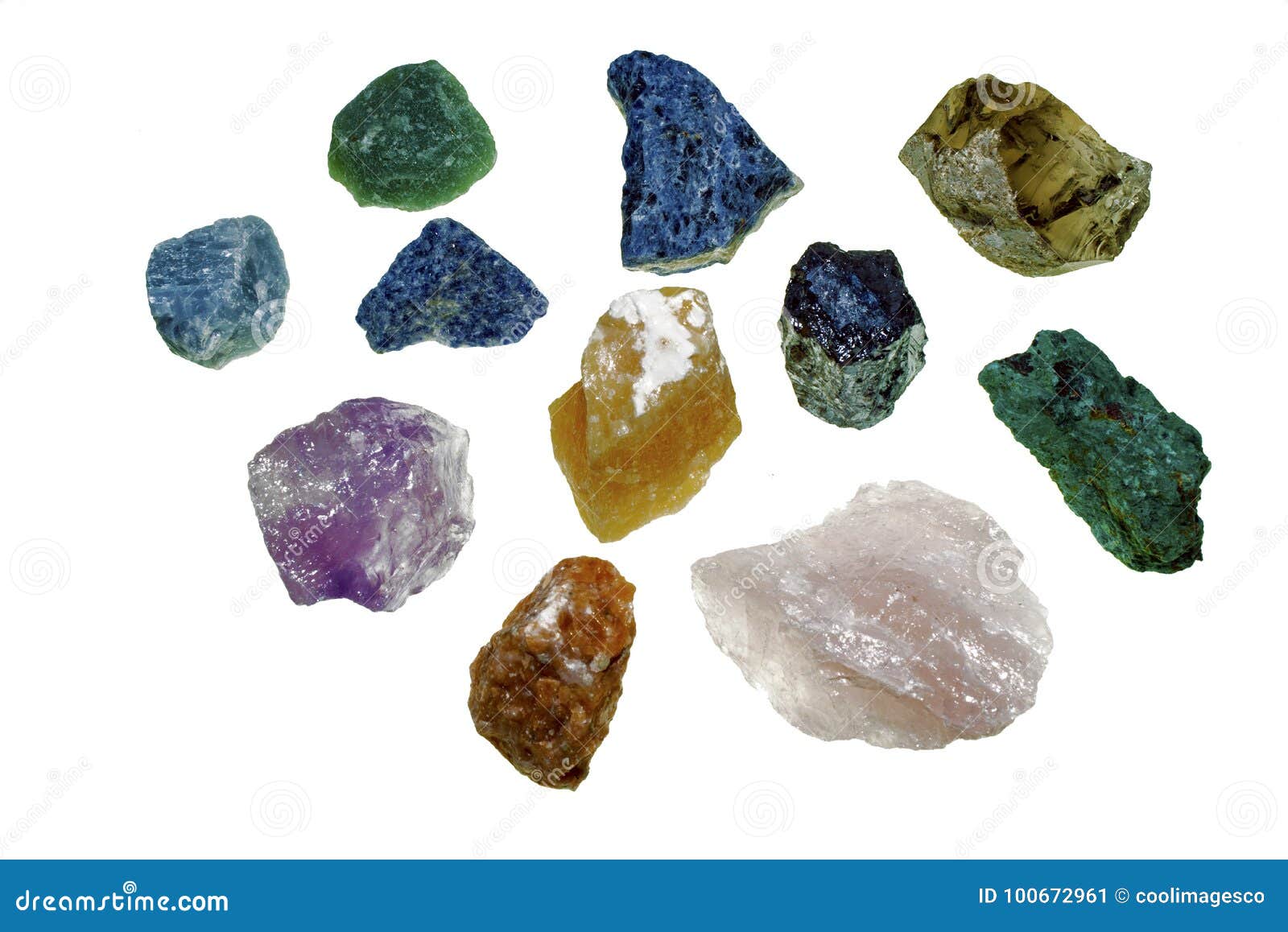 Different Type of Natural Stones Next To Each Other Stock Image - Image ...