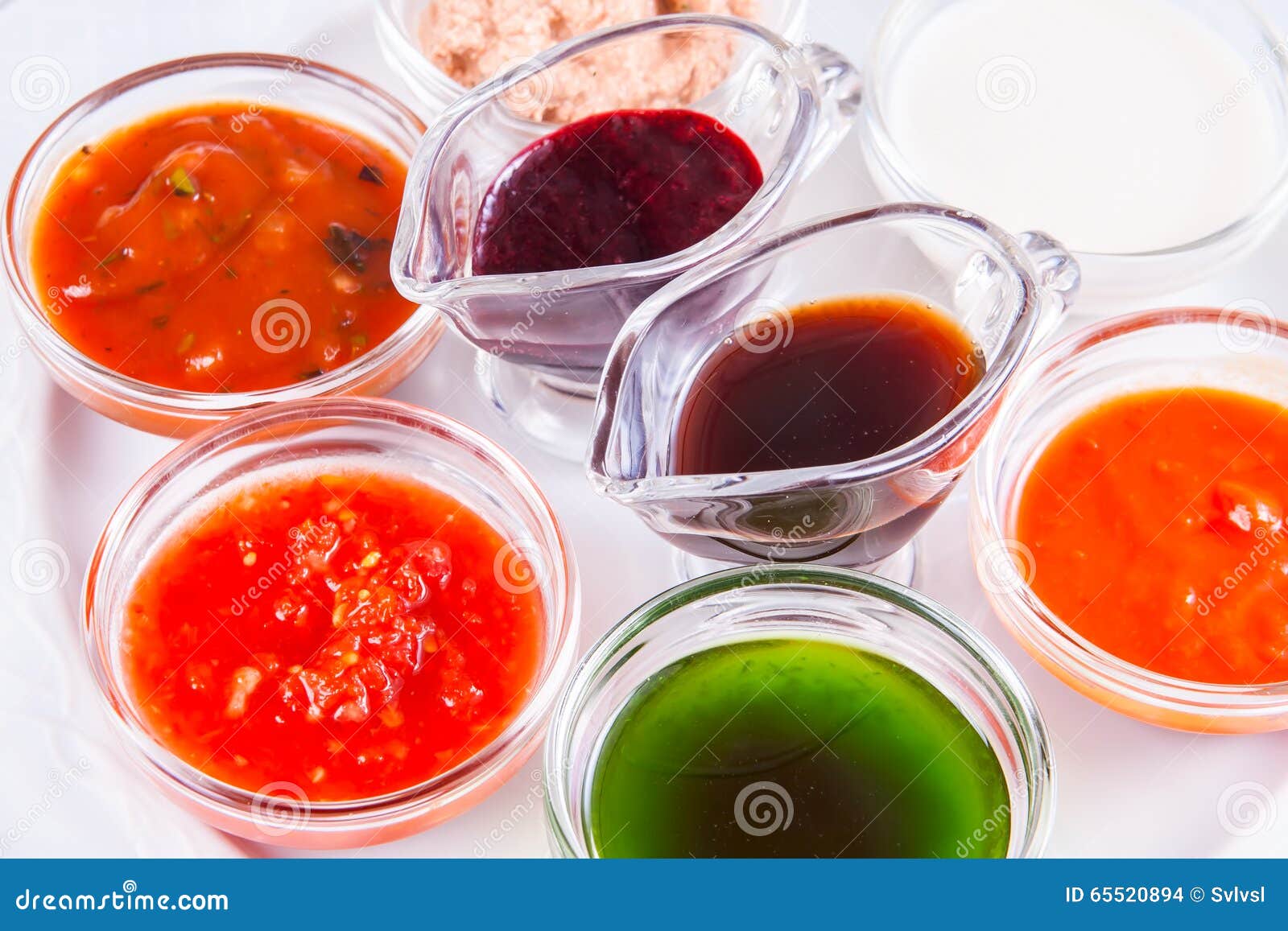 Different type of sauces stock photo. Image of pepper - 65520894