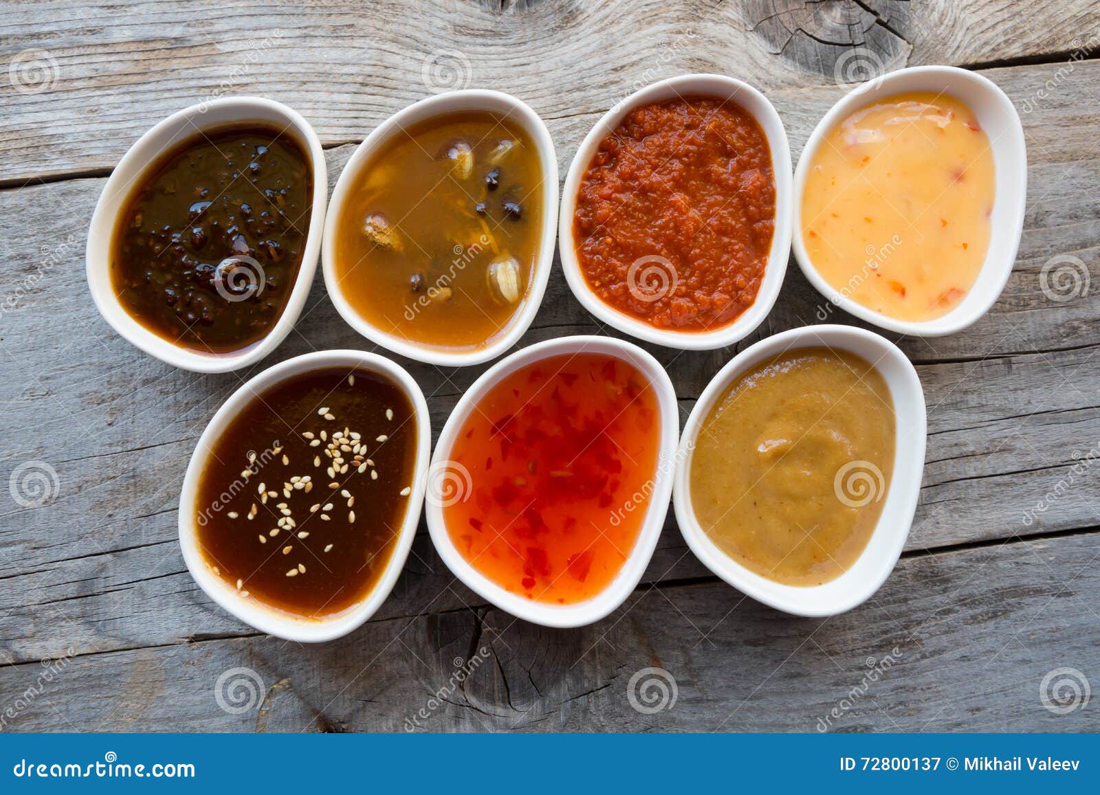 Different type of sauces stock image. Image of grill - 72800137