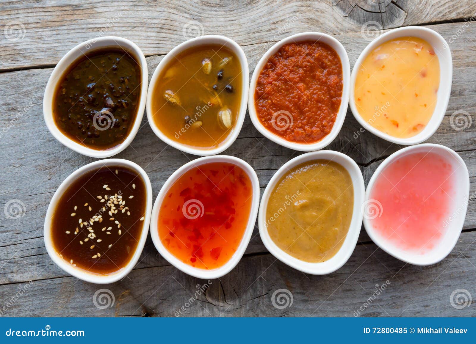 Different type of sauces stock image. Image of tomato - 72800485