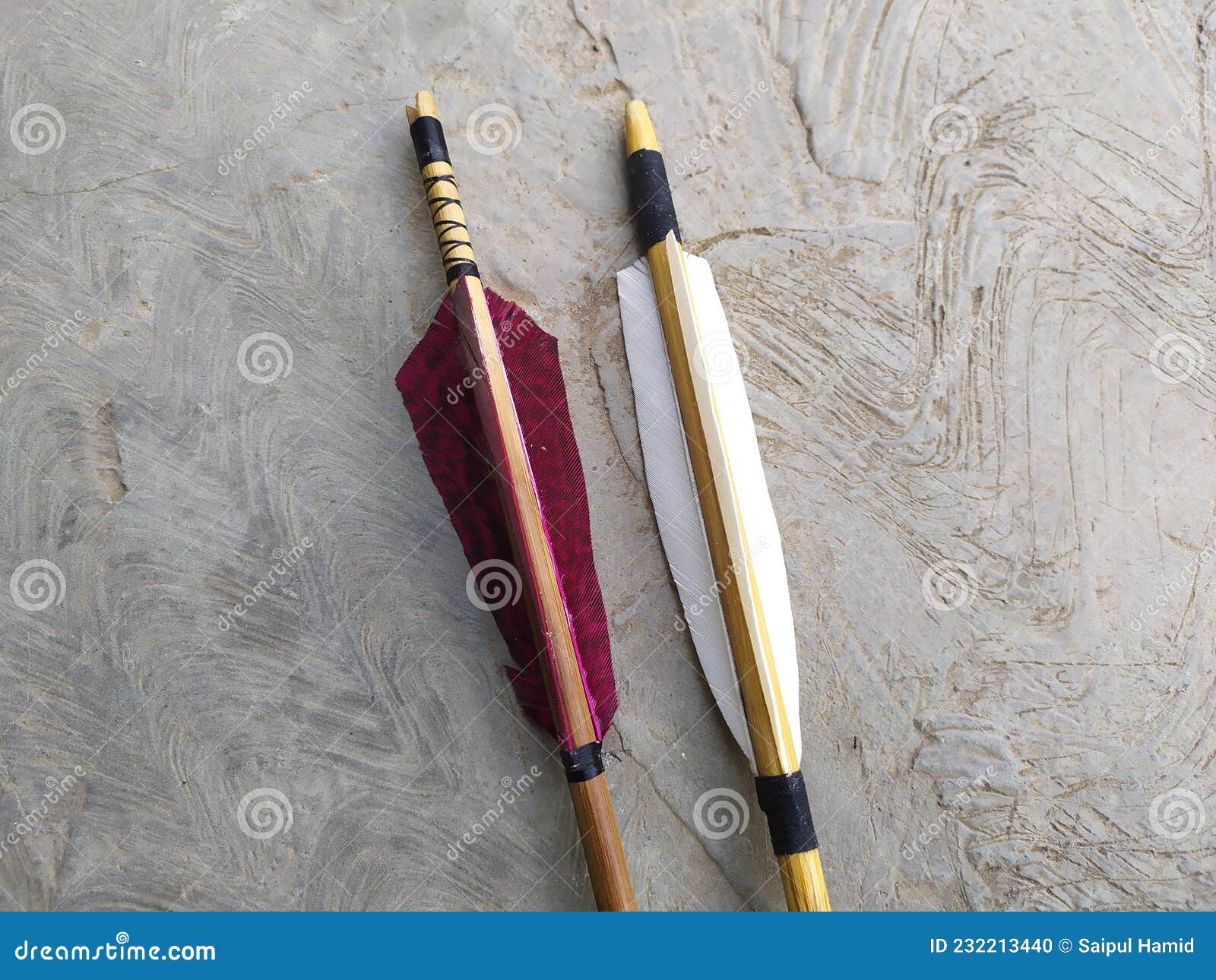 Different Types of Arrow Feathers Stock Photo - Image of types, metal ...