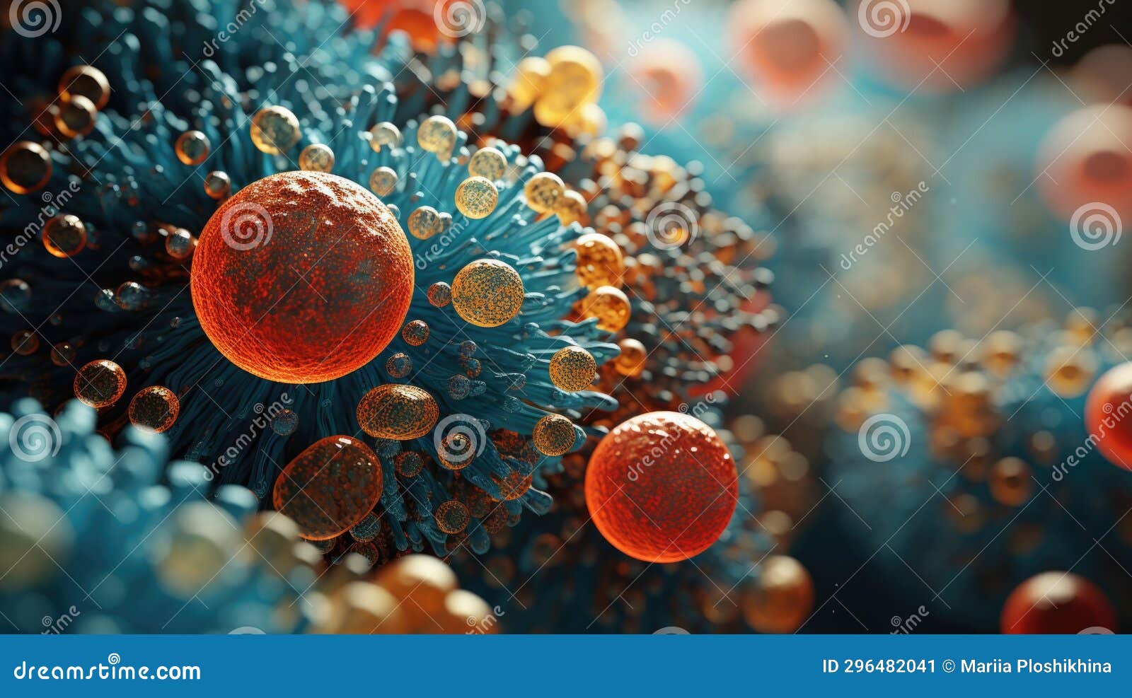 Different Types of Backteria Microbes Germs Stock Image - Image of ...