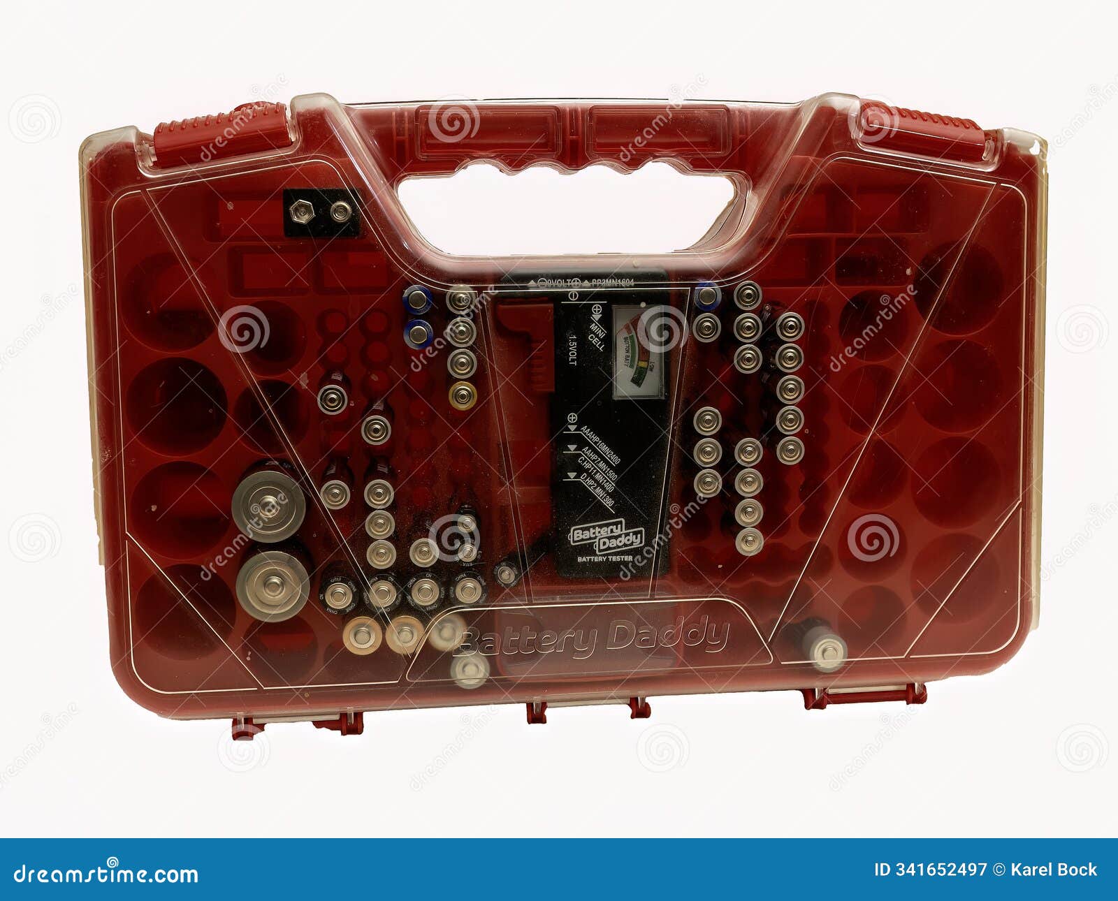 Plastic Dispenser for Batteries Editorial Photography - Image of ...