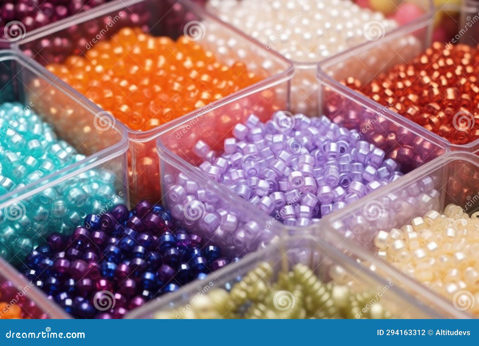 Different Types of Bead Stringing Materials Stock Illustration ...