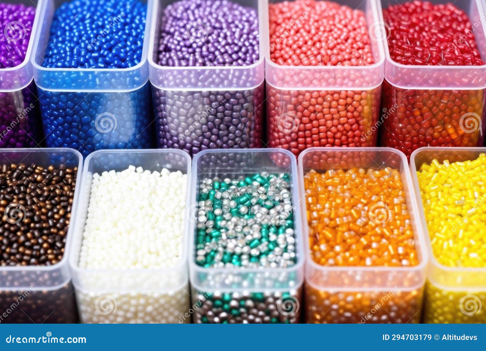 Different Types of Bead Stringing Materials Stock Image - Image of bead ...