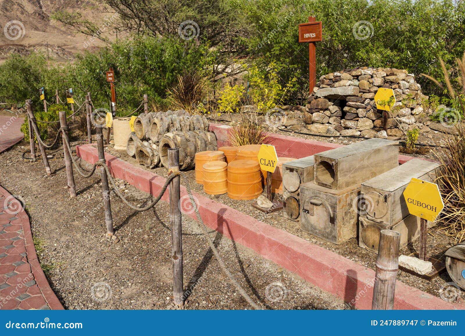 Different Types of Bee Hives in Display. Discovery Stock Image - Image ...