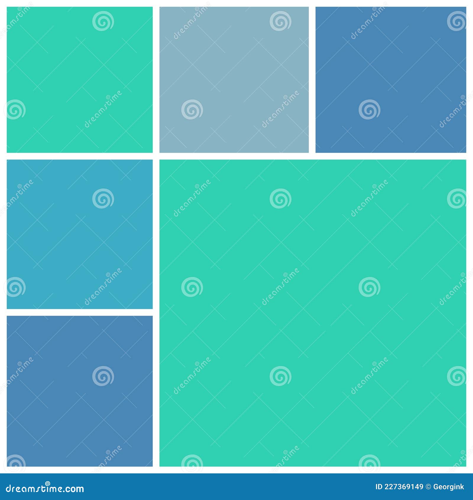 Different Types of Blue Colors Samples or Interiors Tones Stock ...