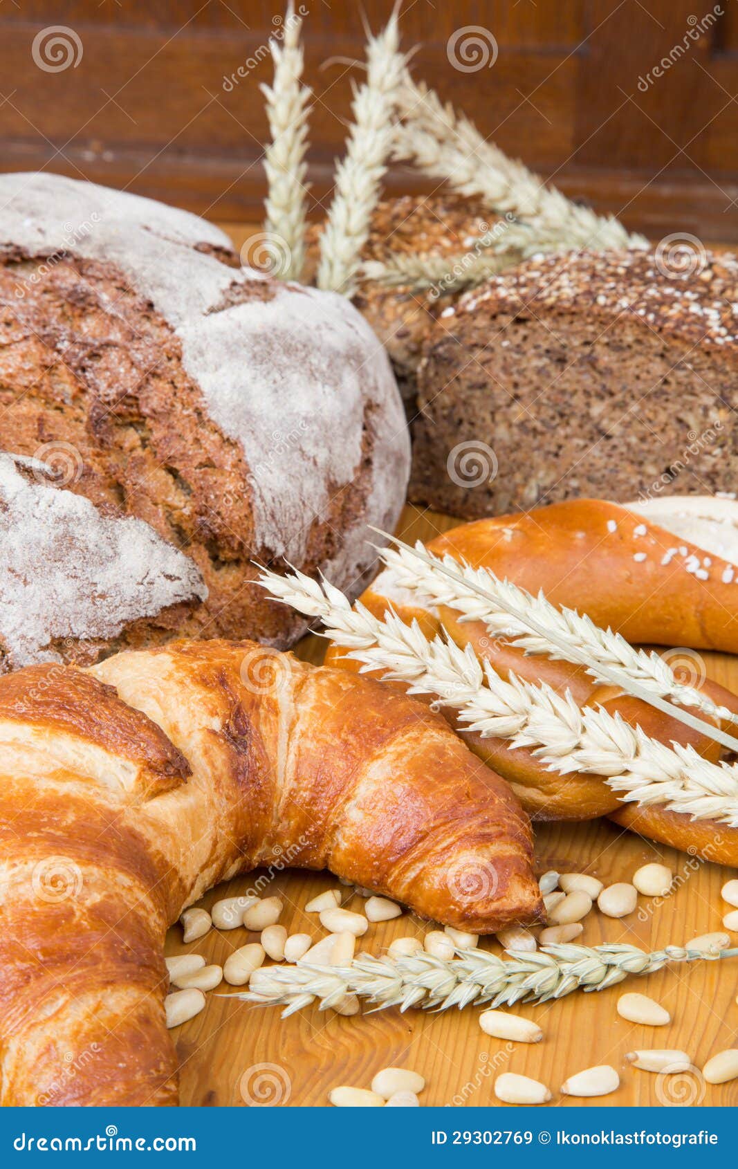 Different Types of Bread and Bakery Products Stock Image - Image of ...
