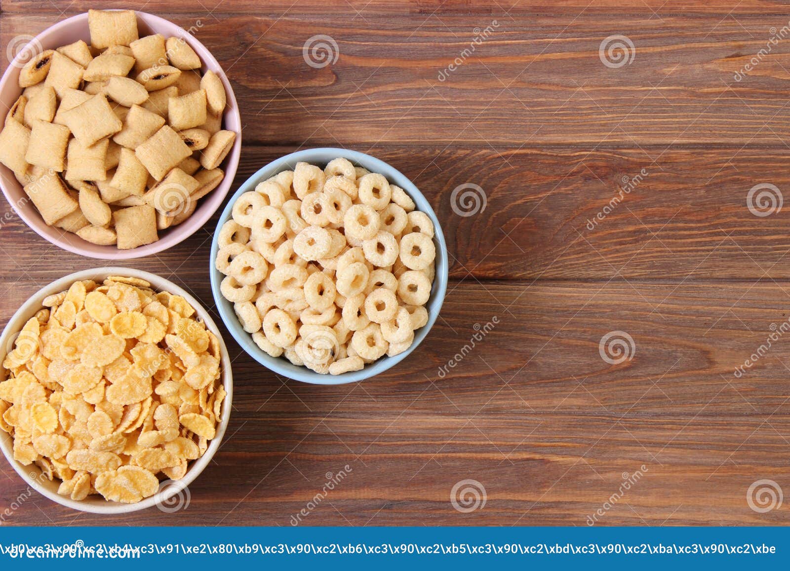 Different Types of Breakfast Cereals. Stock Image - Image of family ...