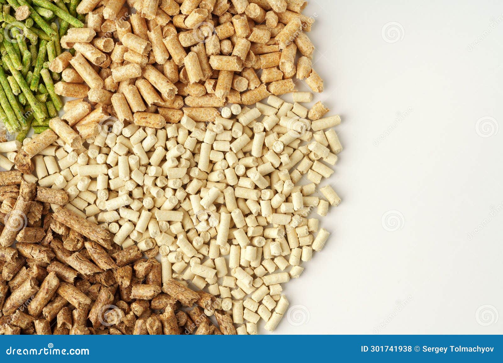 Different Types of Cat Litter Close Up Stock Photo - Image of equipment ...