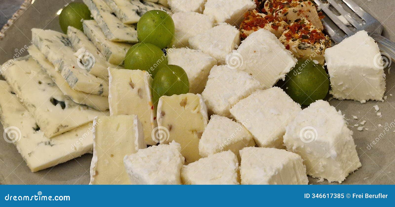 Different Types of Cheese Cut Square and Sliced Stock Image - Image of ...