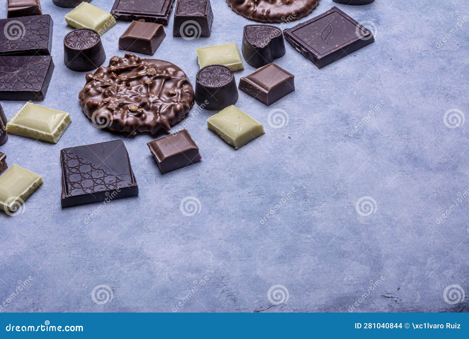 Different Types of Chocolate Spread on the Table Stock Photo - Image of ...