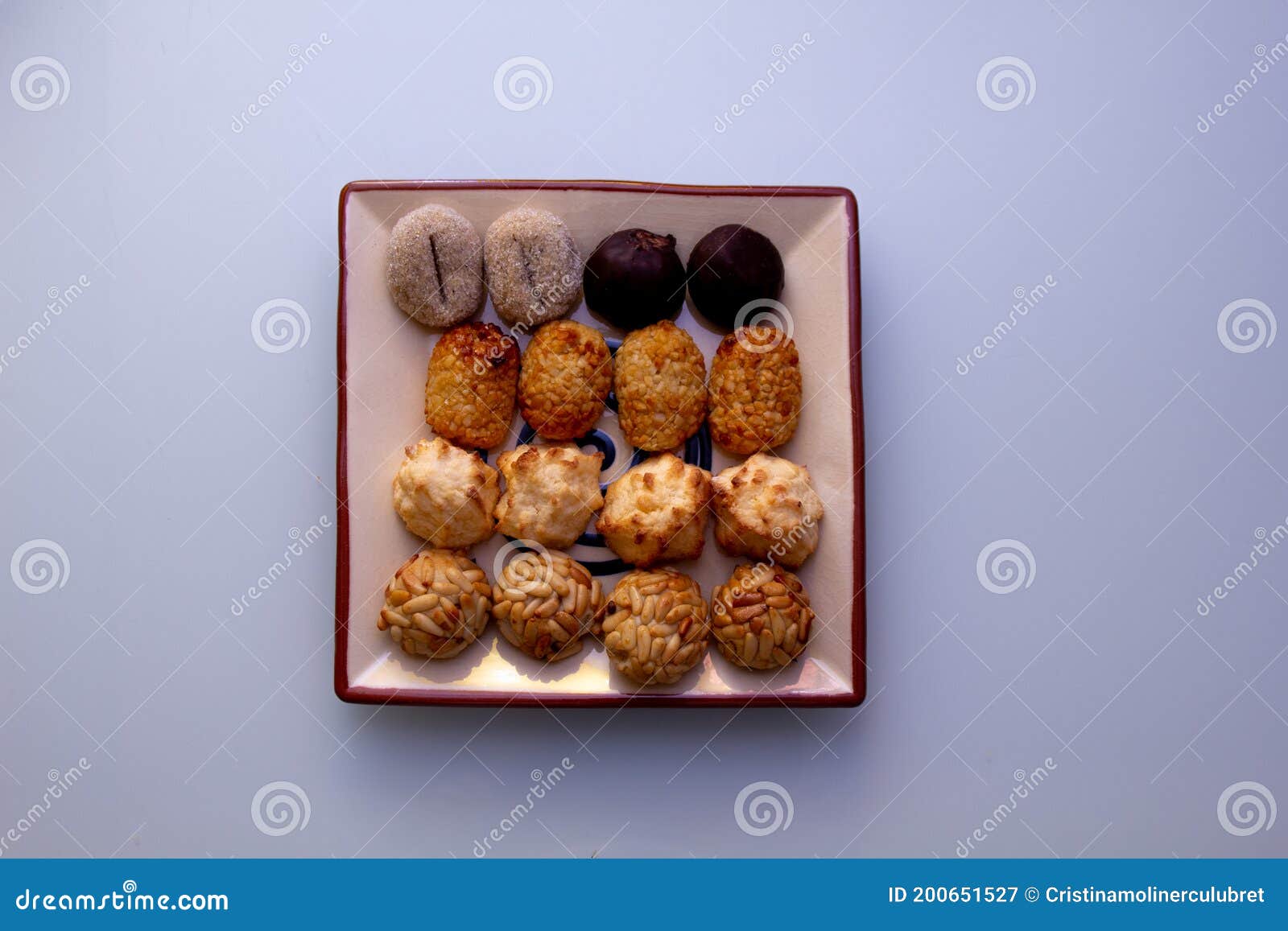 Different Types of Christmas Marzipan Stock Image - Image of cook ...
