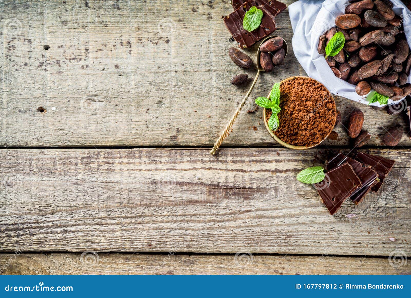 Different types of cocoa stock photo. Image of culinary - 167797812