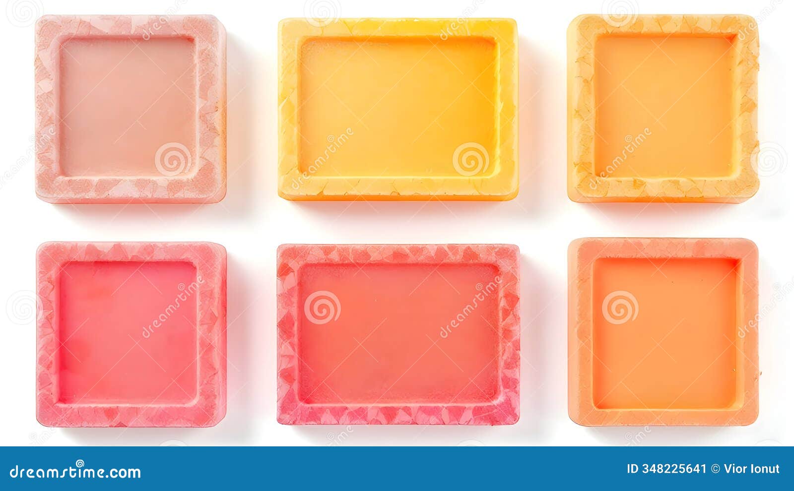 Different Types and Colors of Soap Detailed Illustrated Stock ...