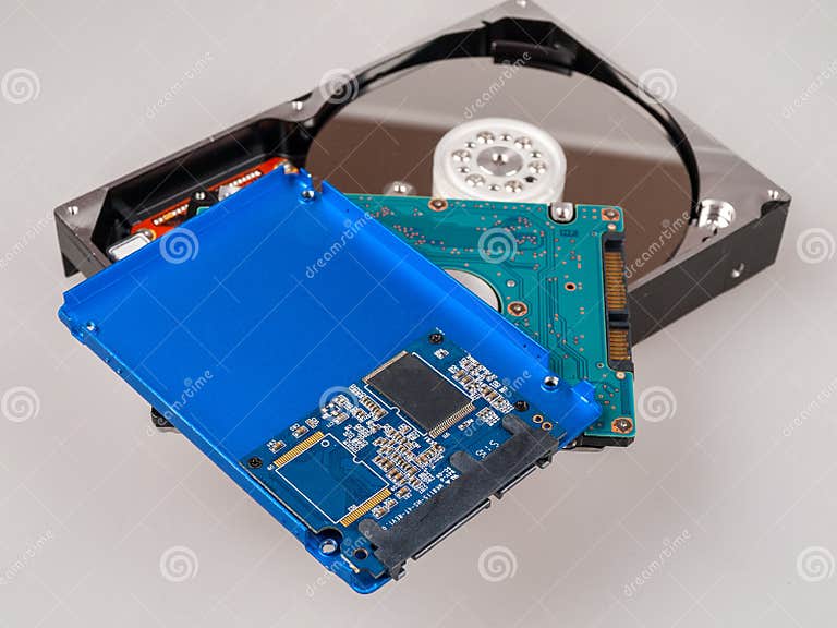Different Types of Computer Drives, Hard Disk Drives and SSD Drives of ...