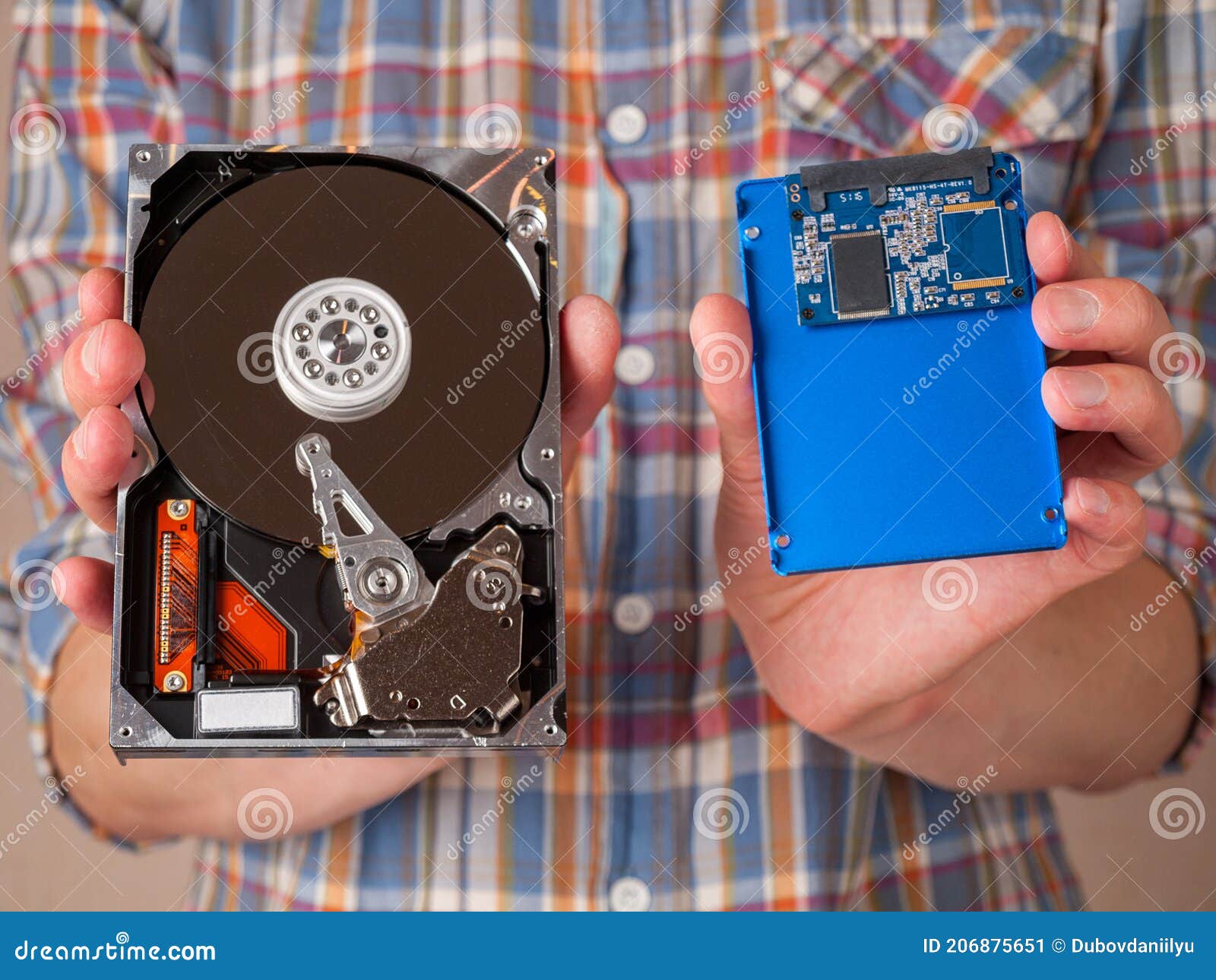 Different Types of Computer Drives, Hard Disk Drives and SSD Drives of ...