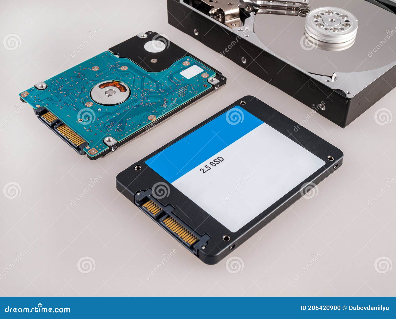 Different Types of Computer Drives, Hard Disk Drives and SSD Drives of ...