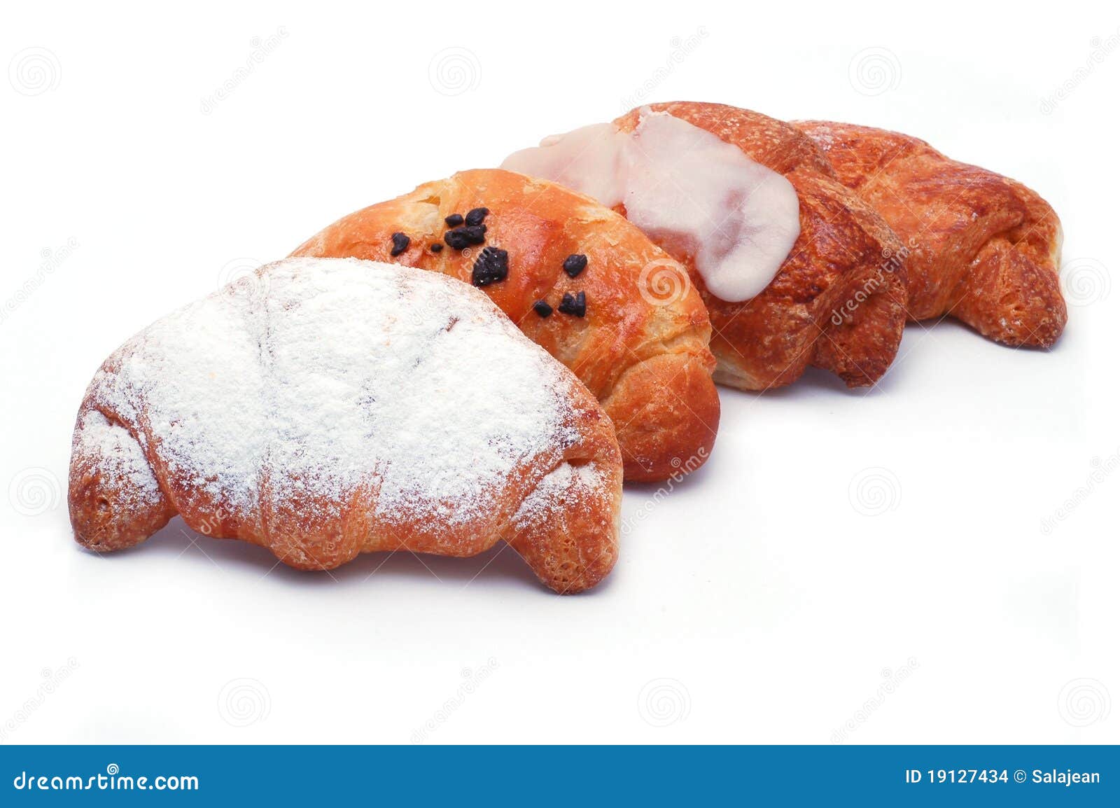 Different Types of Croissants Stock Photo - Image of freshness, bake ...