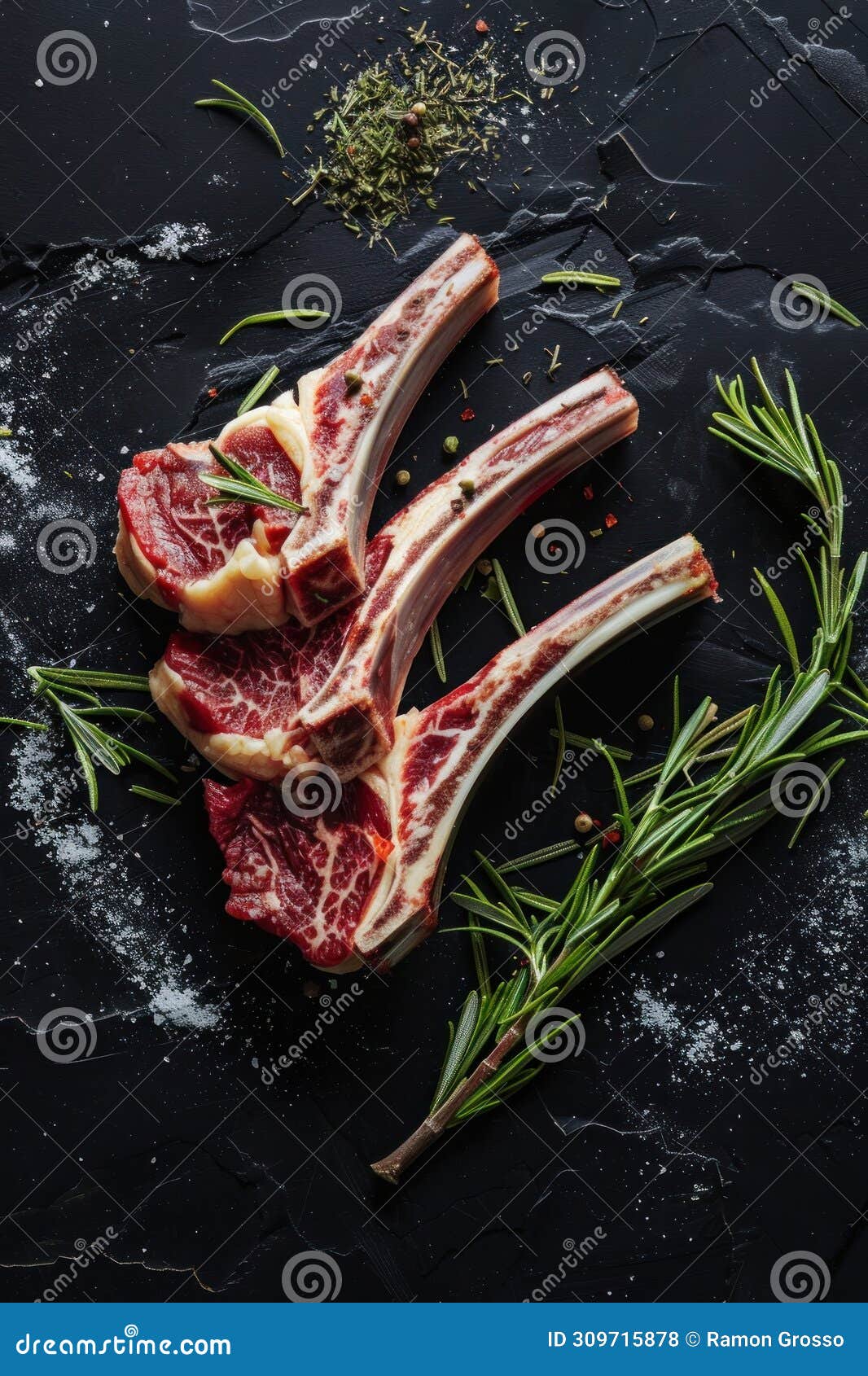 Different Types of Cuts of Beef, Lamb and Chicken Stock Illustration ...