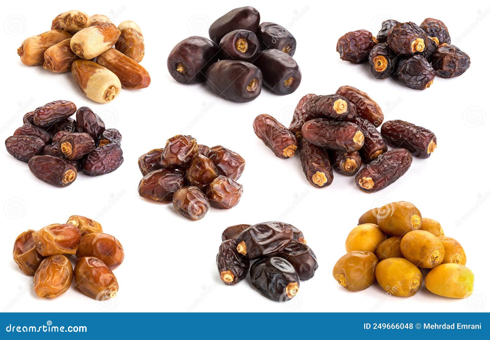 Different Types of Dates Piled without Name Stock Photo - Image of ...