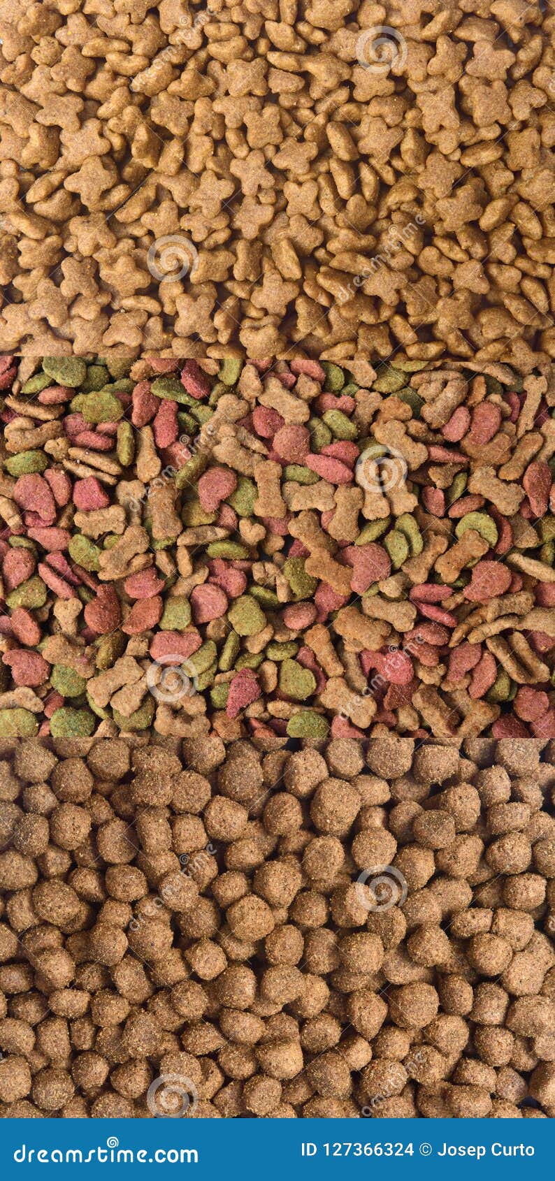 Different Types of Dog Food Stock Photo - Image of green, detail: 127366324