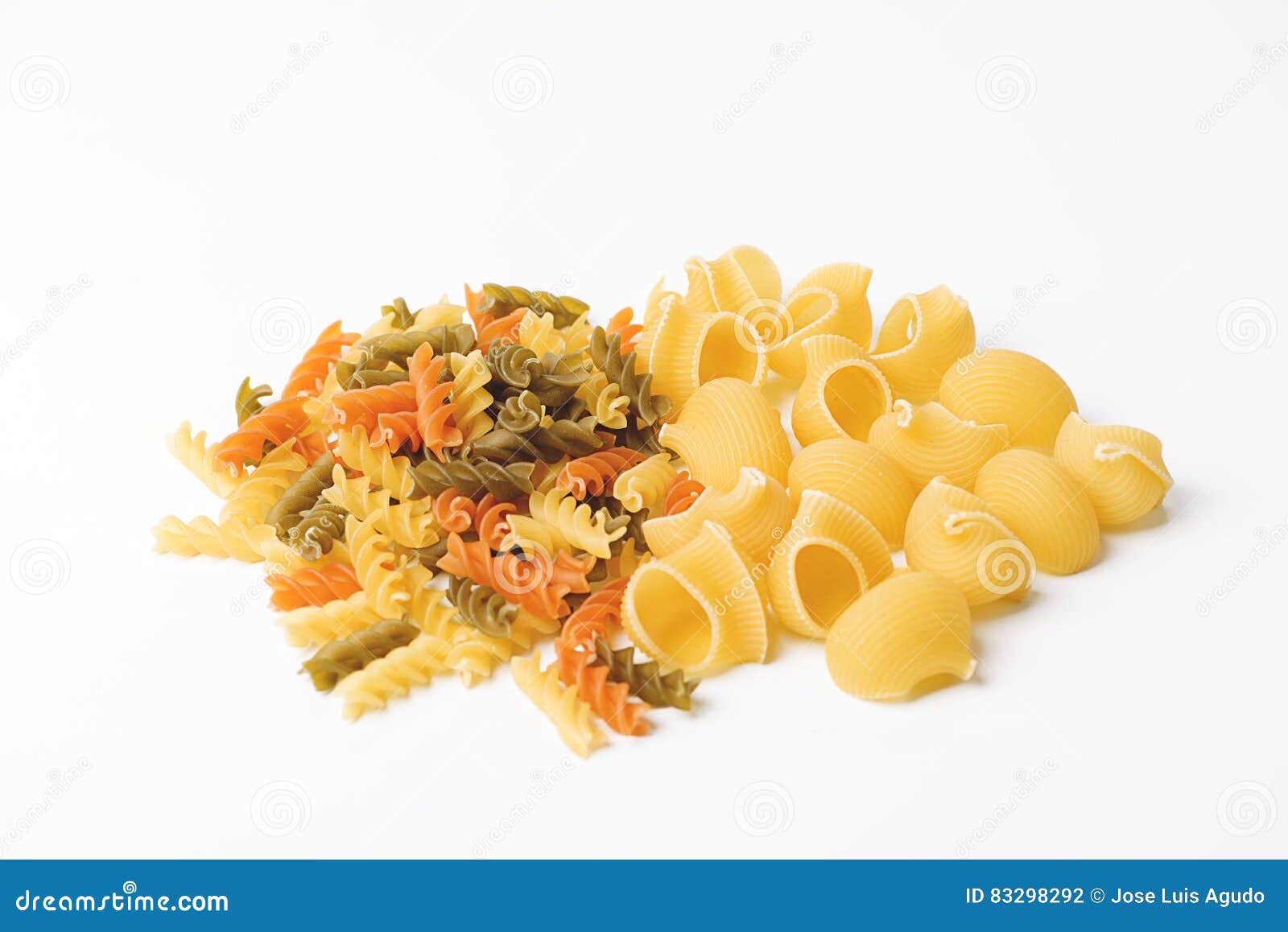 Different Types of Dried Pasta. Stock Photo - Image of dried, culinary ...