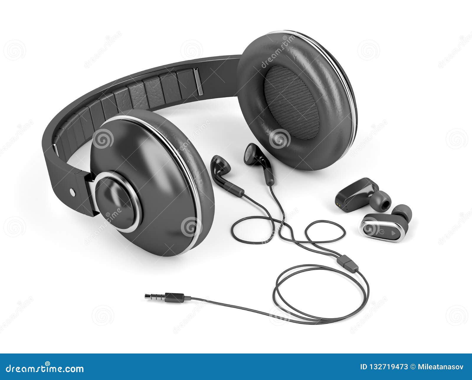 Different Types of Earphones Stock Illustration - Illustration of ... Different Types of Earphones Stock Illustration - Illustration of ...