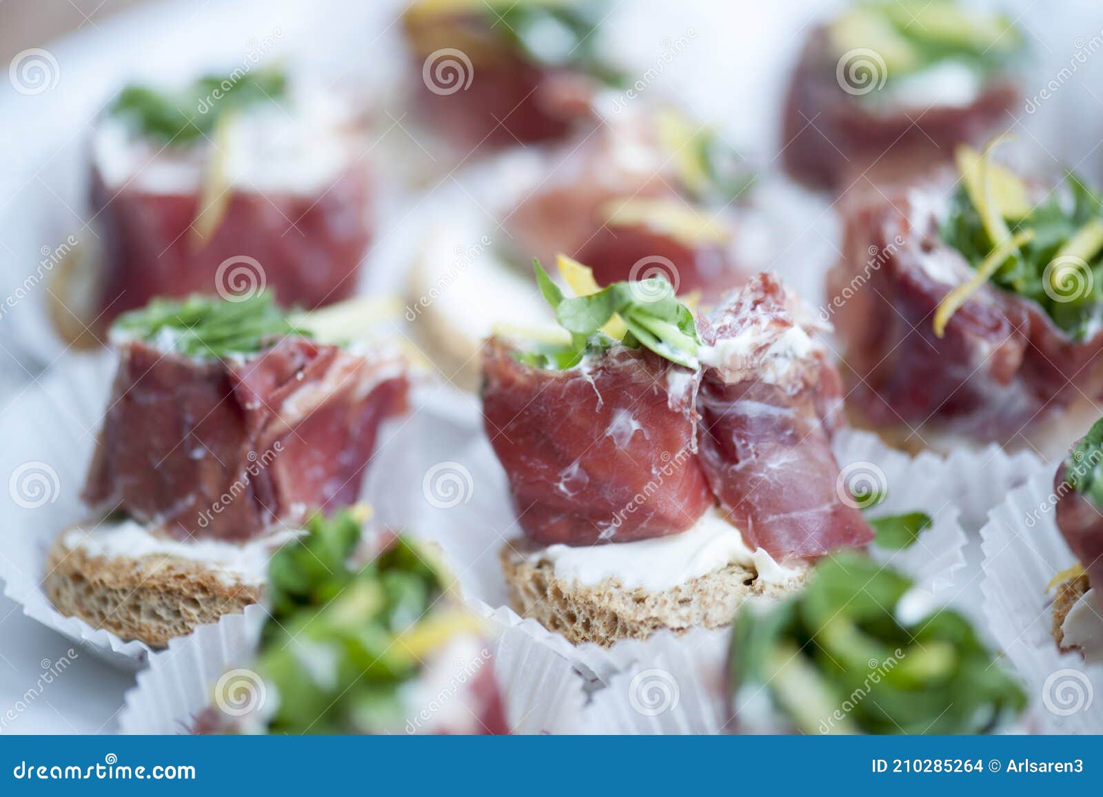 Different Types of Finger Food for Appetizer Stock Photo - Image of ...