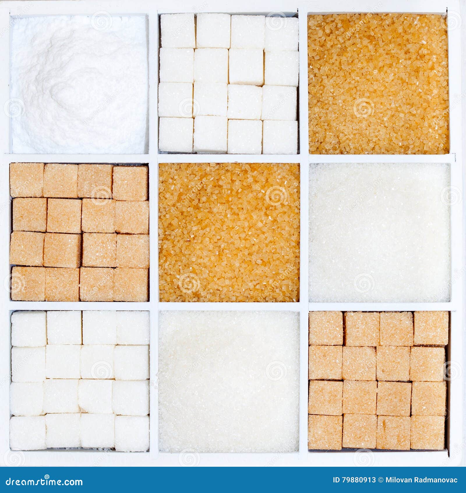 Different Types and Forms of Sugar Stock Image - Image of diabetic ...